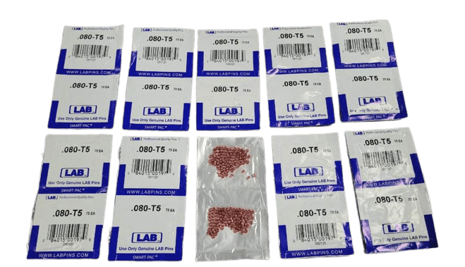 750-Pack LAB Security Universal Replacement Pins .005 Increments Top ...