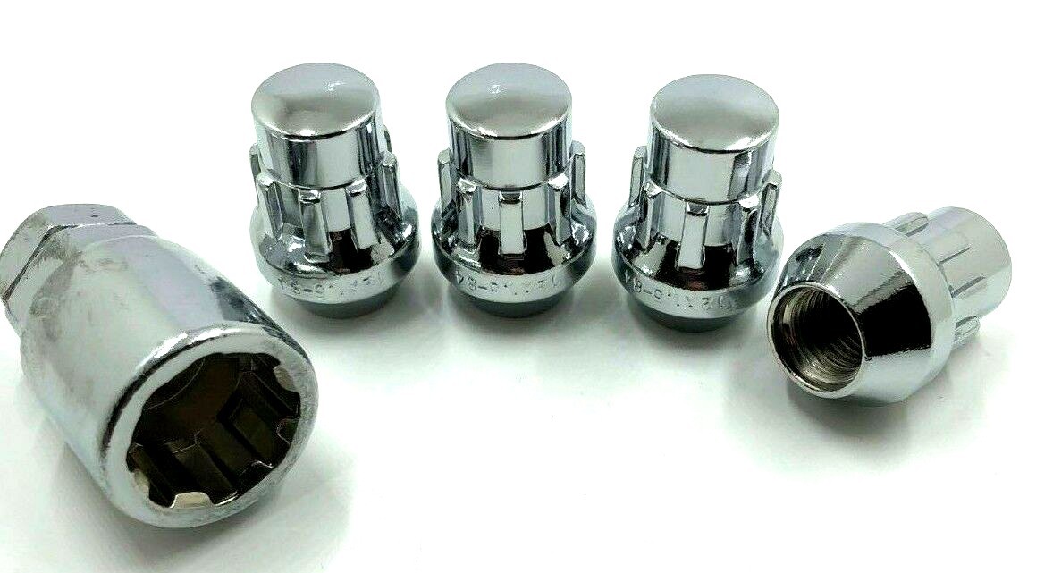 4 x ALLOY WHEEL LOCKING NUTS FOR FORD FOCUS FIESTA M12 x 1.5 LUG BOLTS ...
