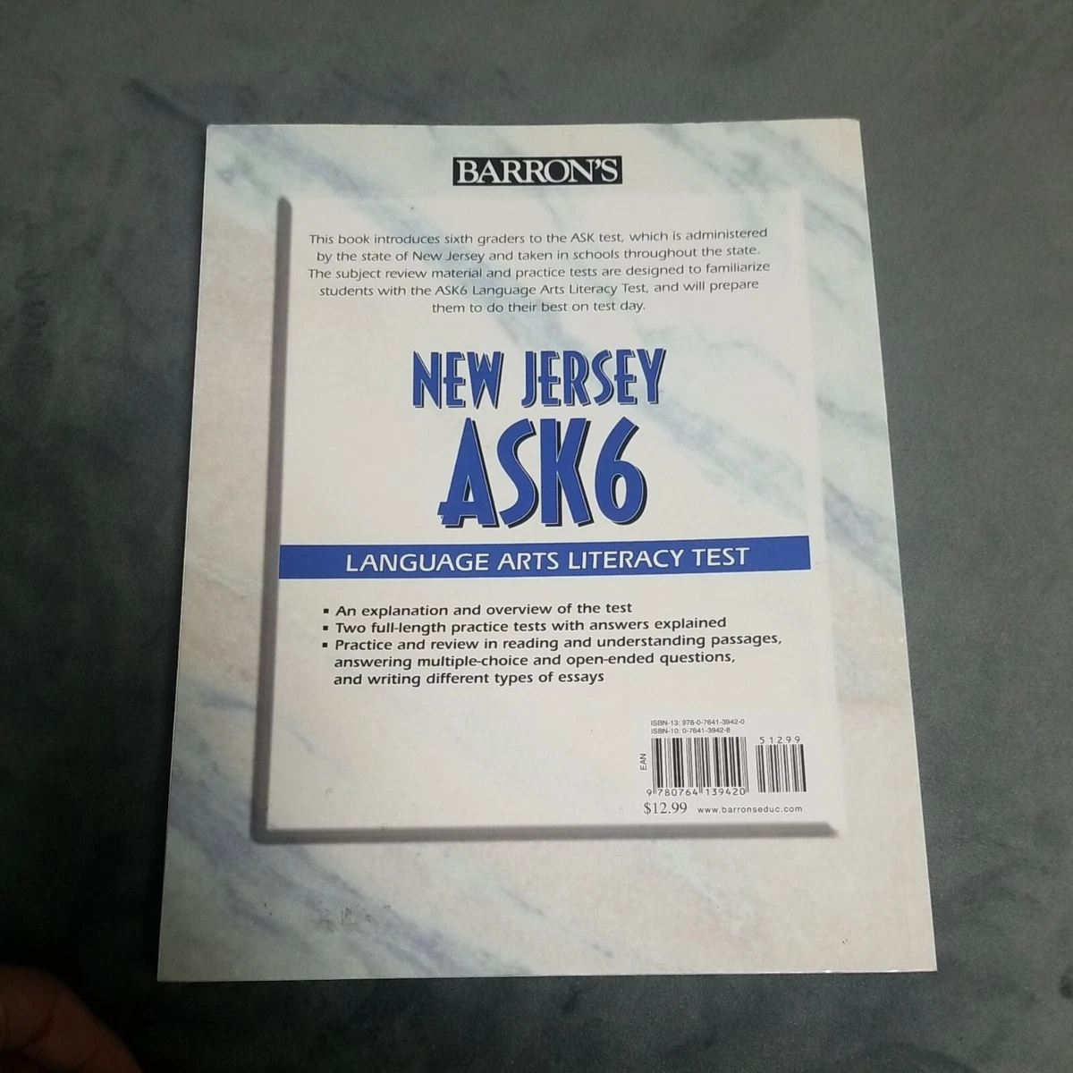 Nj Ask Practice Tests