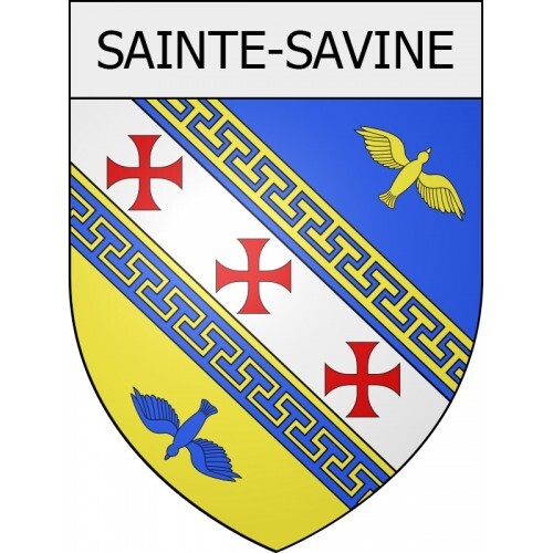 Sainte-Savine 10 ville Stickers blason autocollant adhésif | eBay