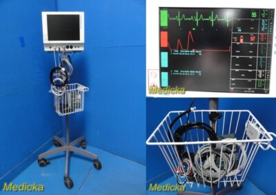Pace Tech Inc Vitalmax 4000 Vitals Monitor W/ Leads, PSU & Stand ...