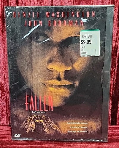 Fallen DVD New / Sealed Denzel Washington John Goodman Snap Case MOVIE ...