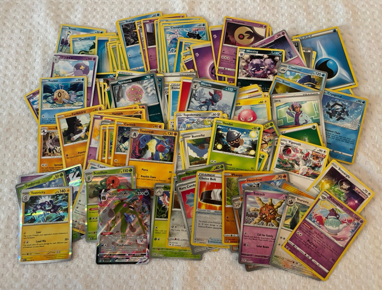 Pokemon cards lot of 170+ cards, VMax card. Very good condition. See ...