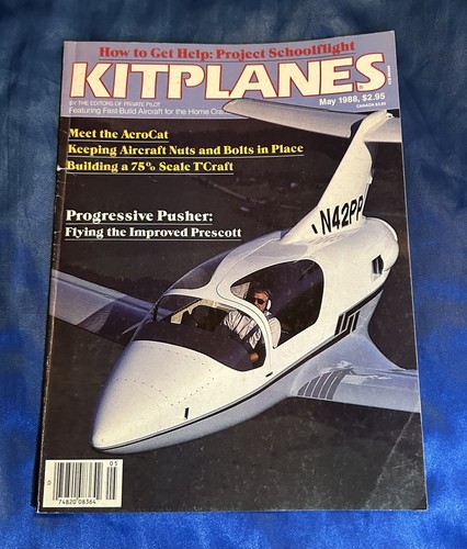Kitplanes Magazine May 1988 AeroCat Prescott Airplanes Aviation ...