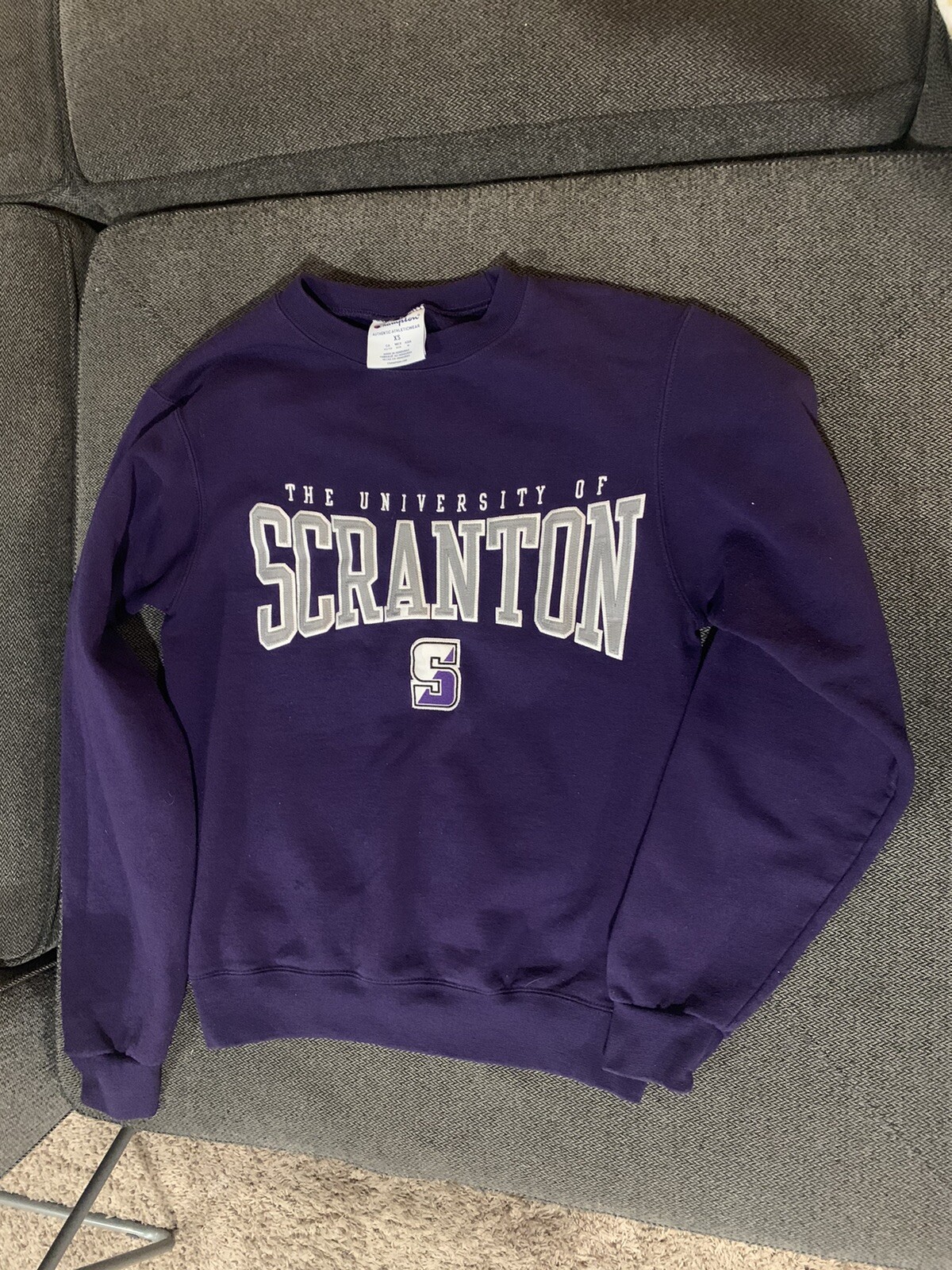 University of Scranton Champion Crewneck Unisex Purple Size XS | eBay