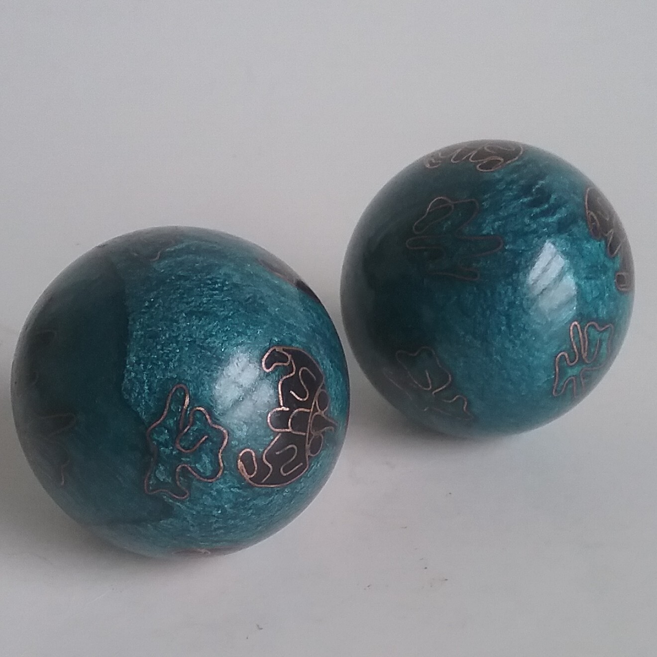 Chinese Baoding Stress Chime Meditation Balls in Silk Box | eBay