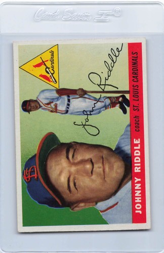 1955 Topps #98 Johnny Riddle Cardinals NM *DA-C502 | eBay