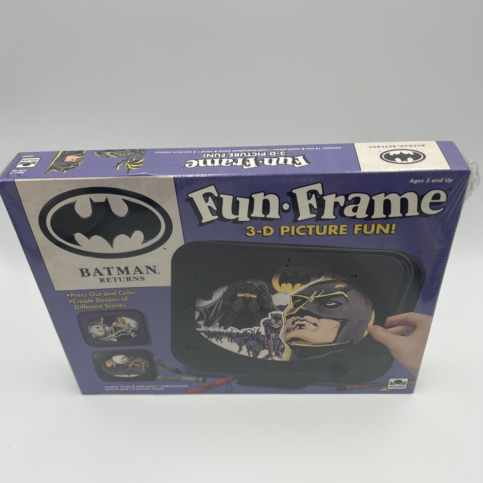 Vintage Batman Fun Frame 3-D Picture Fun Batman Returns 1992 Factory ...