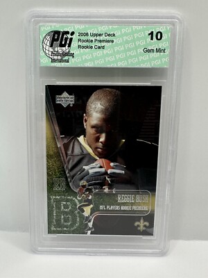 2006 Upper Deck Rookie Premiere Reggie Bush Rookie Card Graded PGI 10 ...