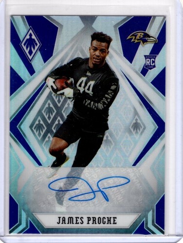 JAMES PROCHE 2020 Panini Phoenix Silver Rookie AUTO / AUTOGRAPH No. 184 ...