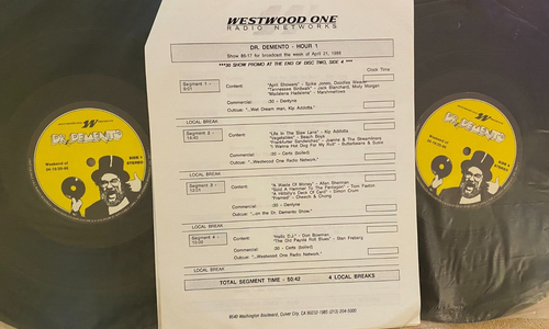 4/21/86 DR DEMENTO AUSTRALIAN DEMENTIA, ROLF HARRIS, KIP ADDOTTA, TIM ...