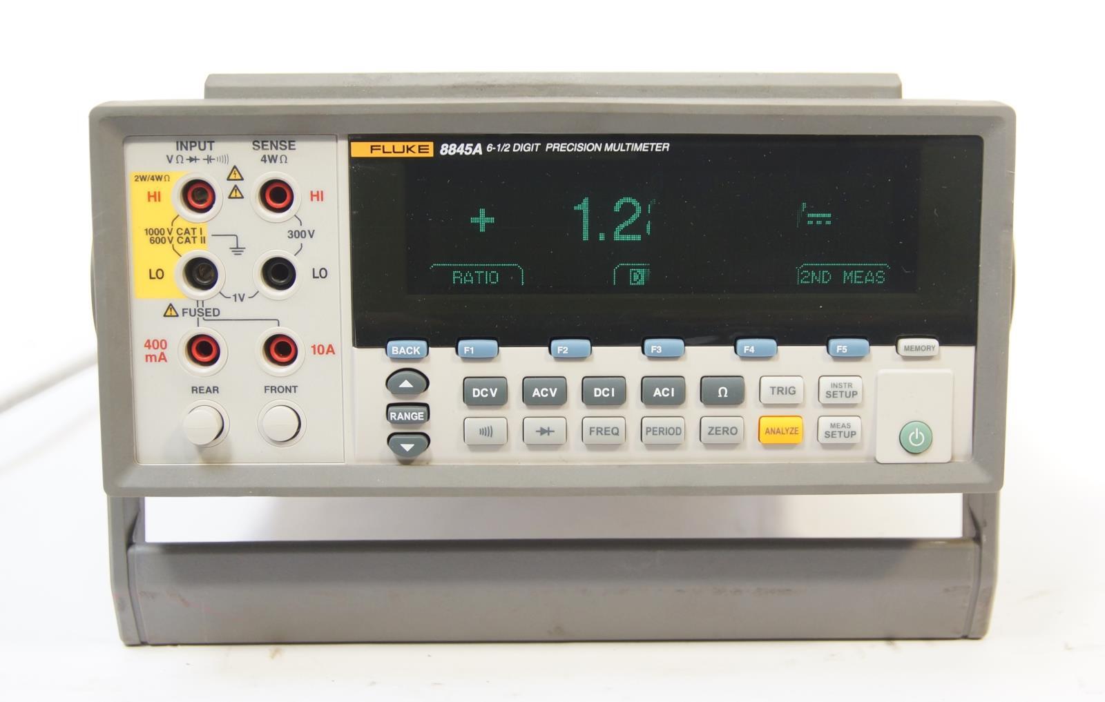 Fluke 8845A 6-1/2 Digit Precision Multimeter | eBay