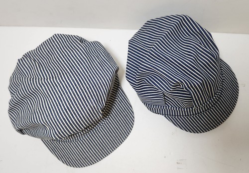 Model Railroad Engineer Conductor Utility Sanforized Caps Hats Adult ...