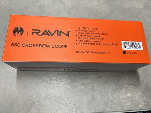 NEW Ravin 550 Crossbow Scope With Rings 815942021682| eBay