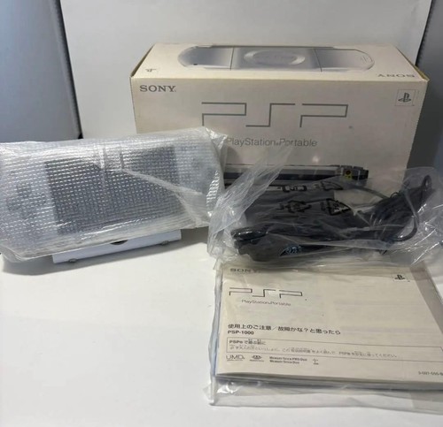 Sony PSP-1000 PlayStation Portable Silver Handheld Console Boxed ...