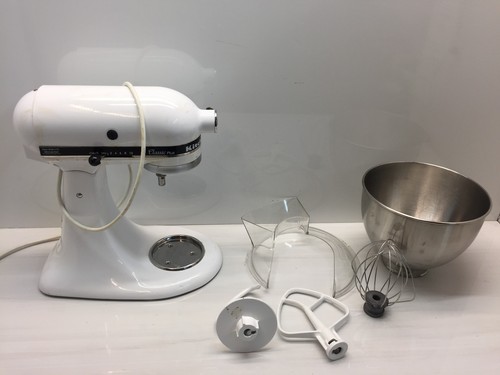 KitchenAid Classic Plus KSM75WH 4.5 Qt Tilt‑Head Stand Mixer with ...