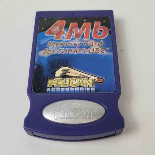 Nintendo GameCube 4mb Memory Card (59 Blocks) Pelican Gaming / Tested ...