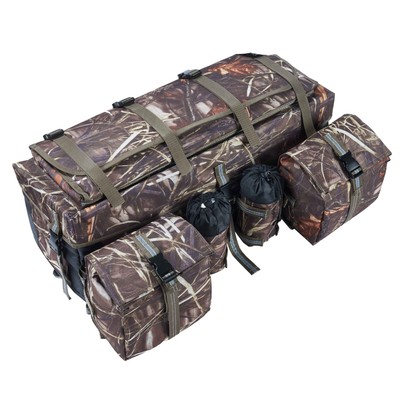 ATV Cargo Bag Waterproof Padded Bottom Rear Rack Gear Seat Tie-Down ...