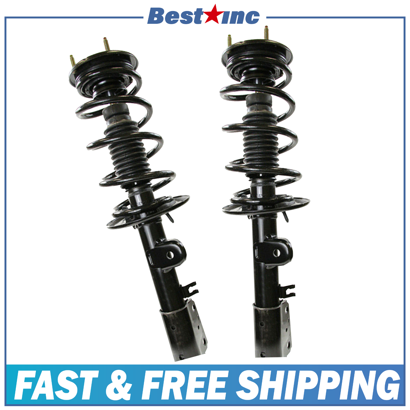 Front Pair Complete Struts Assembly for 2013-2018 Ford Explorer 4WD ...
