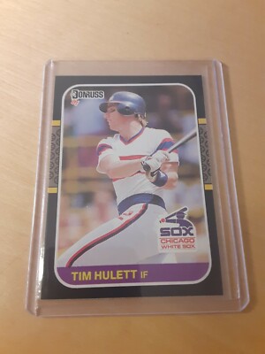 1987 Donruss #260 TIM HULETT Chicago White Sox Baseball Card, 3rd ...