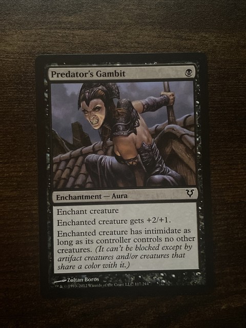 MTG Predator's Gambit Avacyn Restored 117/244 Regular Common for sale ...