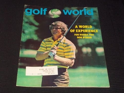 1978 JANUARY 6 GOLF WORLD MAGAZINE - BOBBY BYMAN FRONT COVER - E 6661 ...