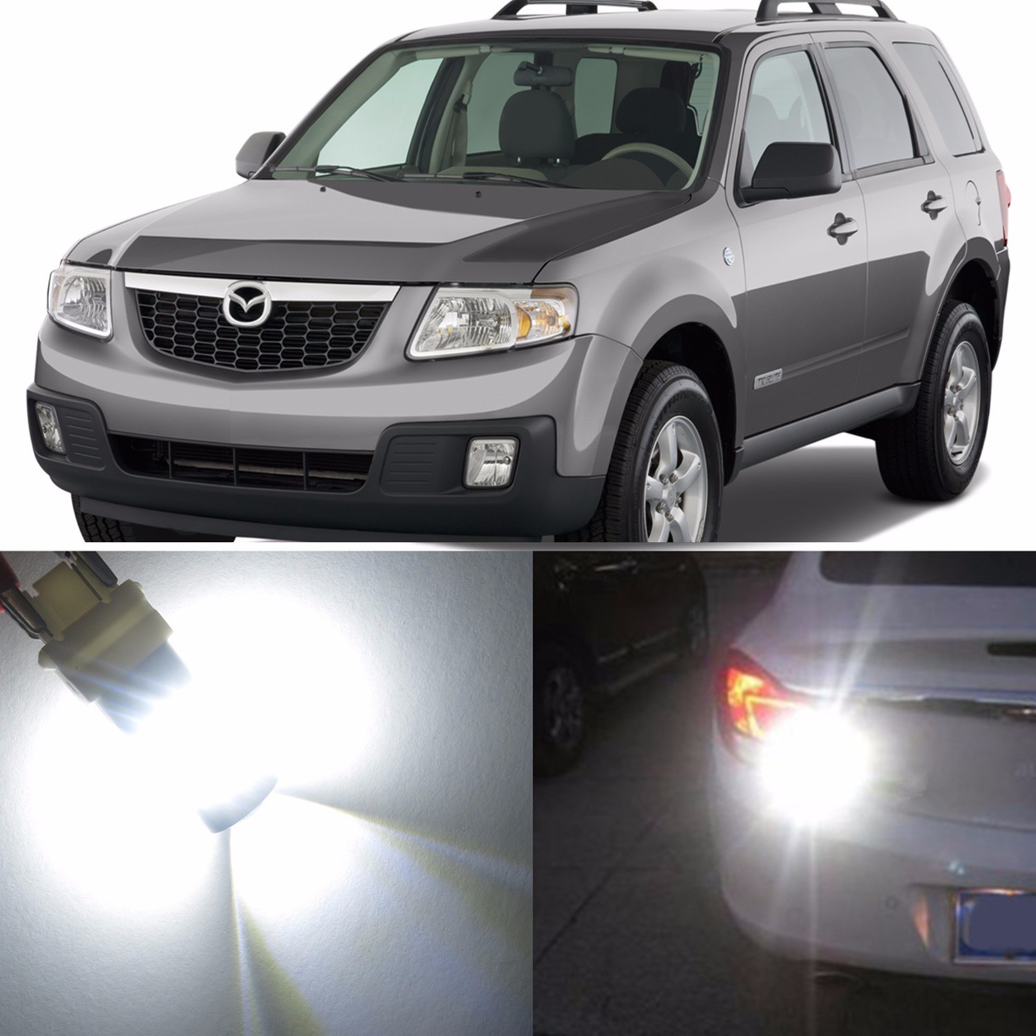 Alla Lighting Back-Up Reverse Light 3156K White LED Bulb for 01~04 ...