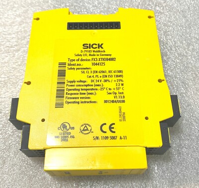 SICK Safety Relay FX3-XTIO84002 FX3-XTI084002 1044125 V1.13.0 2.2W | eBay