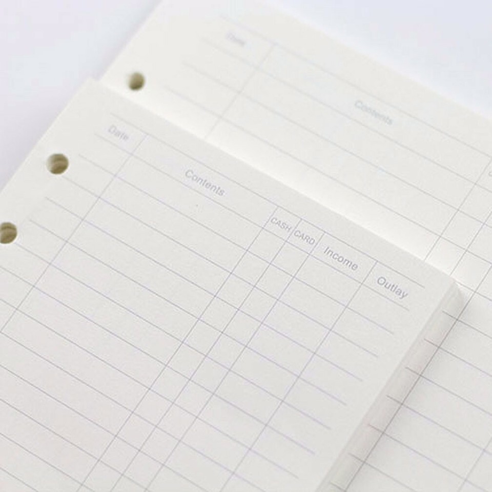 A5/A6/A7 Paper Planner Diary Insert Refills Notebook Schedule Organiser ...