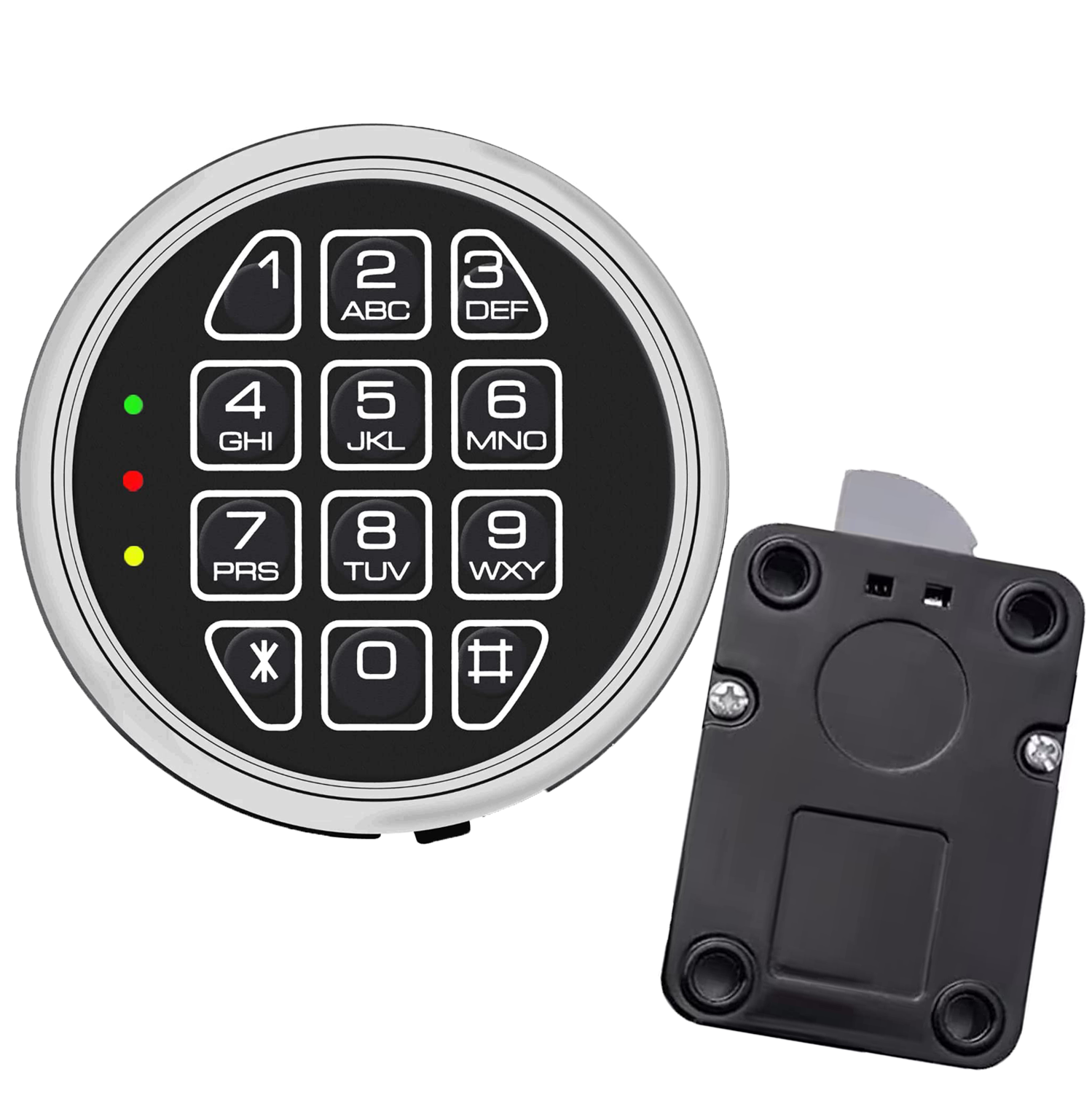 Stack on Gun Safe Lock Replacement With Swing Bolt Fireproof Chrome ...