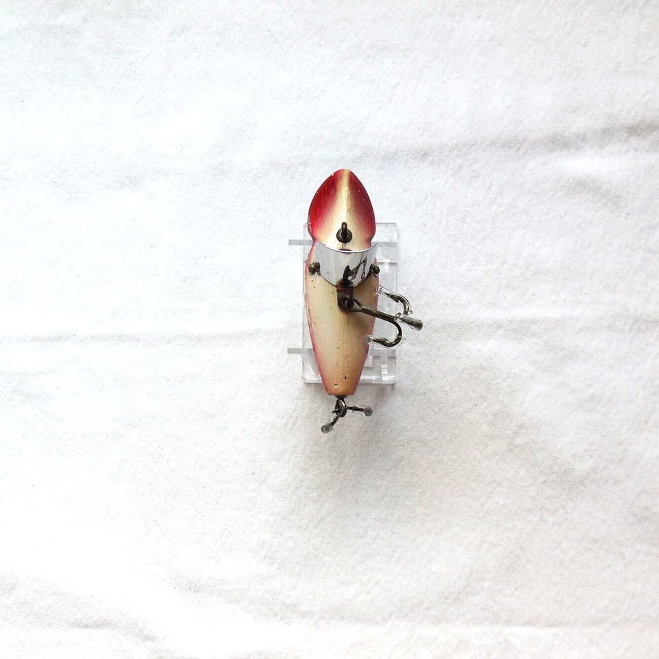 Vintage Creek Chub Bait Co Jigger Rare Nice Condition Glass Eyes Wood ...