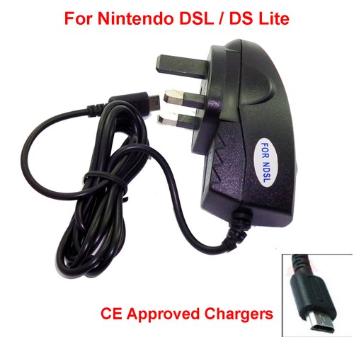 DSL Mains Charger Wall Adapter Power Supply Plug For Nintendo DS LITE ...