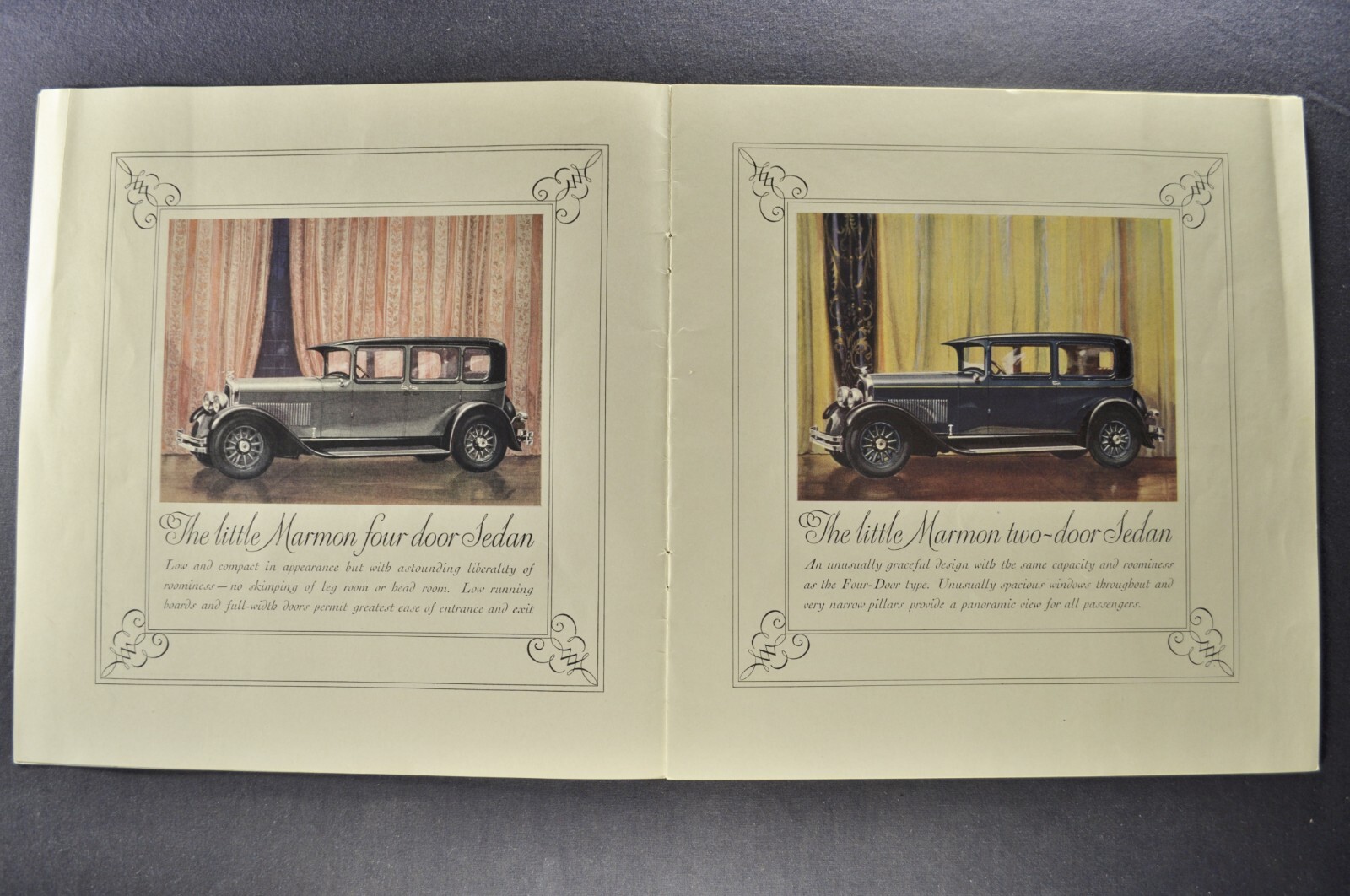 1927 Little Marmon Motor Car Brochure Speedster Sedan Coupe Nice ...