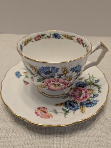 Aynsley China Cup And Saucer - Floral Pattern | eBay