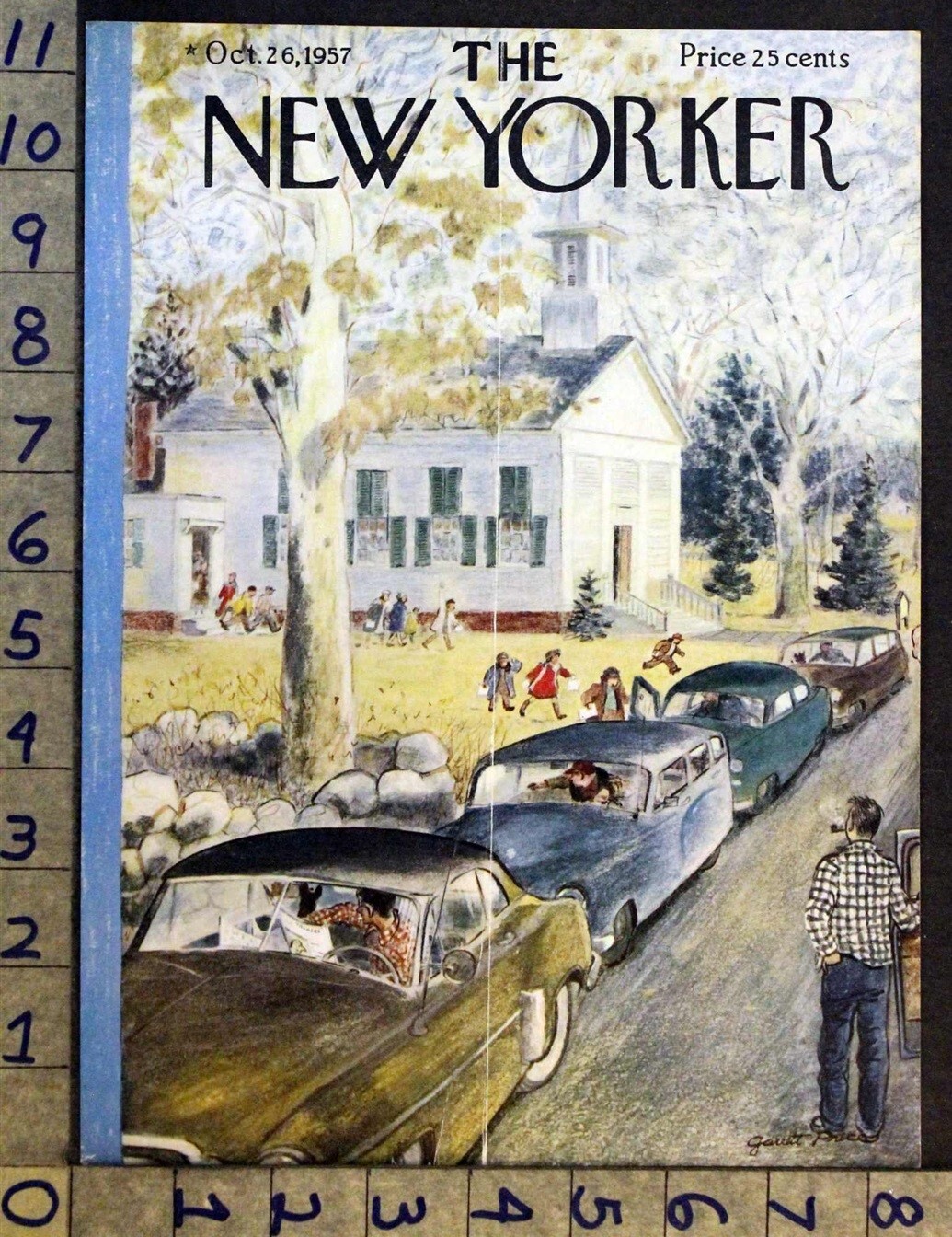 1957 SCHOOLHOUSE TEACHER EDUCATION GARRETT PRICE ARTIST NEW YORKER ...
