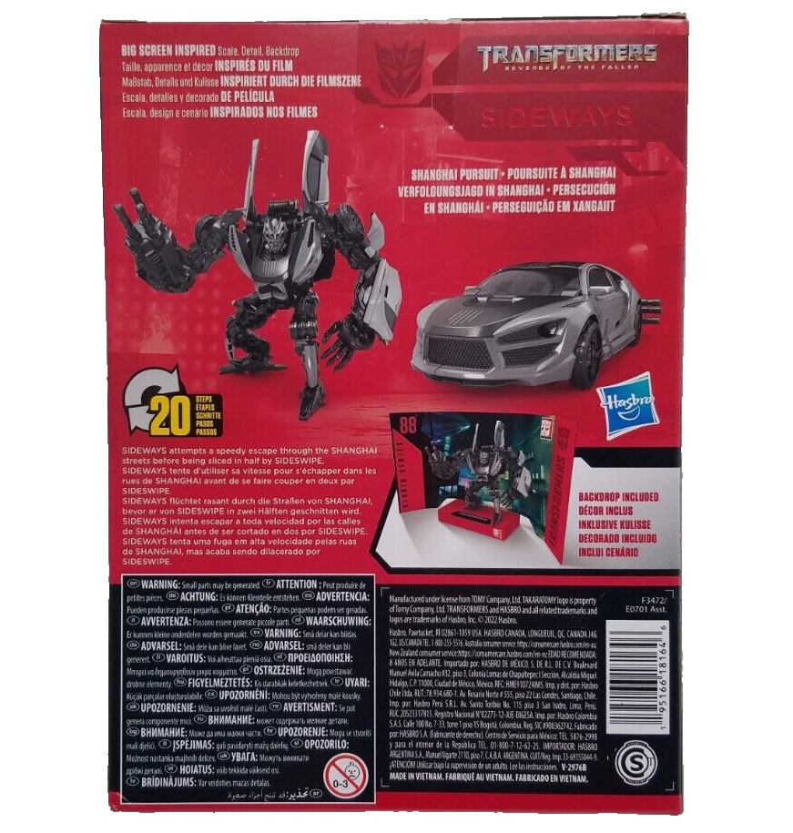 SIDEWAYS Transformers Studio Series 88 Deluxe Predacon Hasbro 2022 New ...