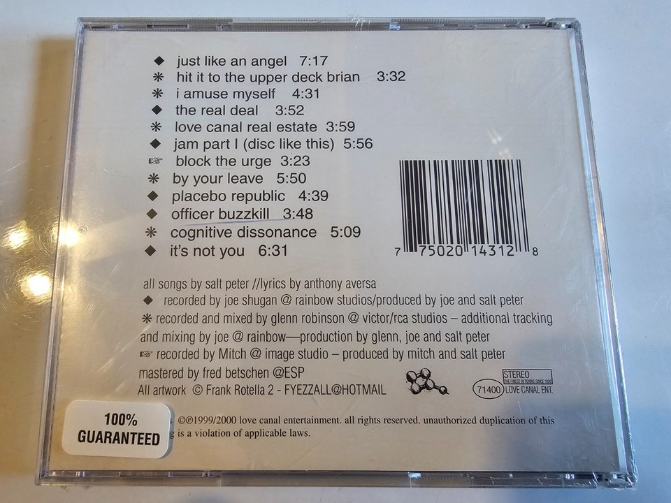 Nano3 by Salt Peter (CD, 2005) NEW SEALED!!! 775020143128| eBay