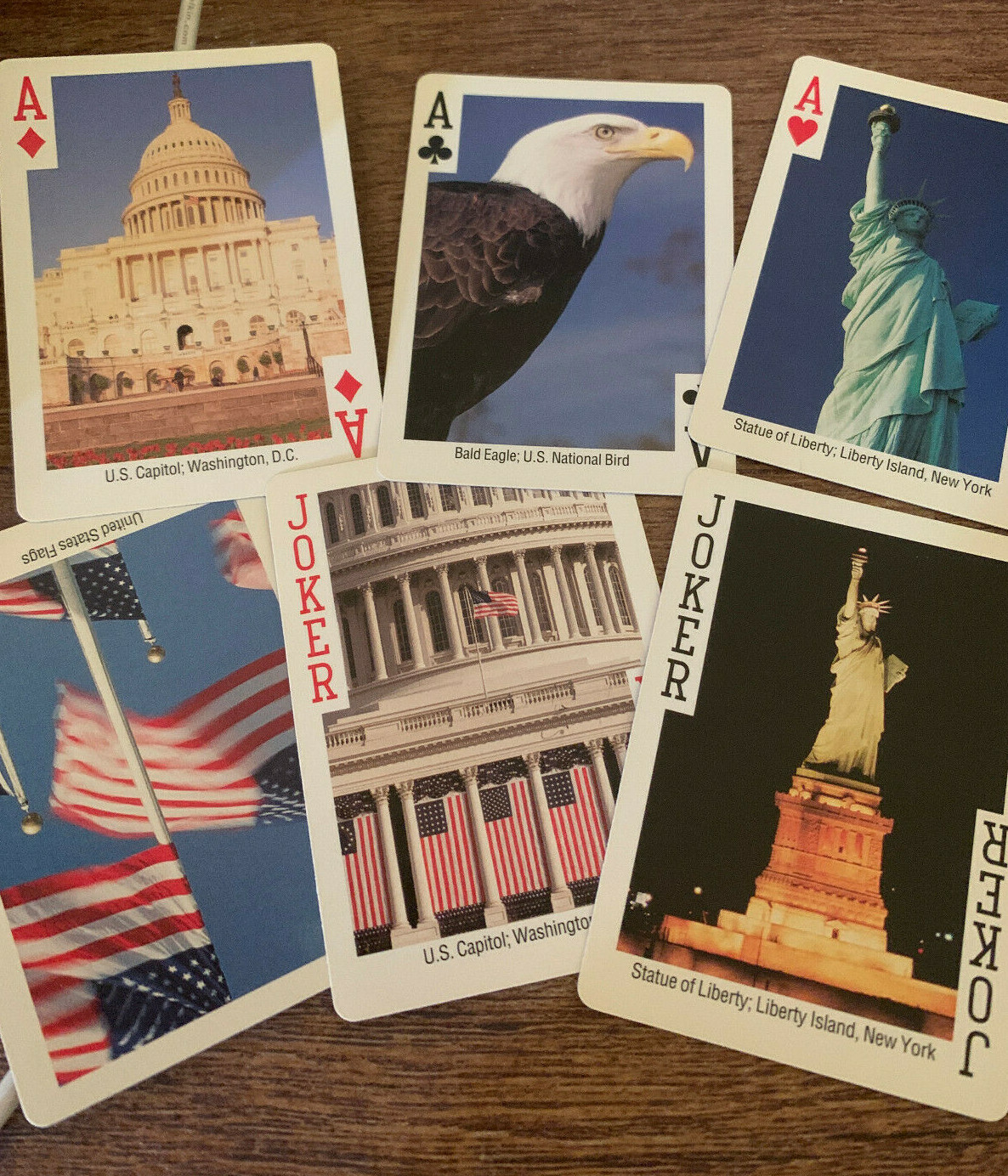 Bicycle American Flag Deck of Playing Cards Patriotic Images | eBay