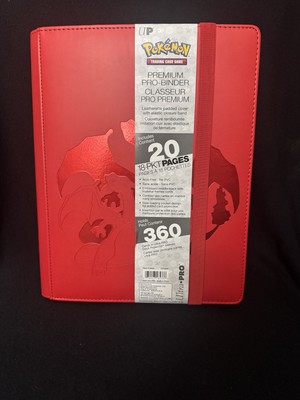 Pokémon Premium UltraPro 🔥🐲 CHARIZARD 🔥🐲 Red Binder Holds Up To 360 ...
