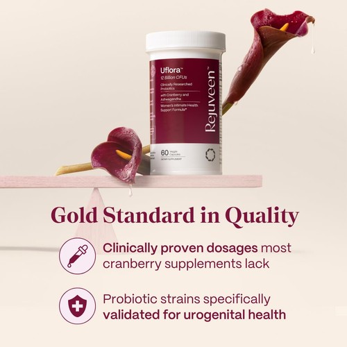 Rejuveen Uflora Vaginal Probiotics | Supports Vaginal Health Moisture ...