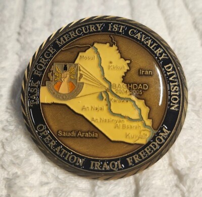 AUTHENTIC TASK FORCE MERCURY IRAQ OIF 1CD 1ST CAVALRY DIVISION ...