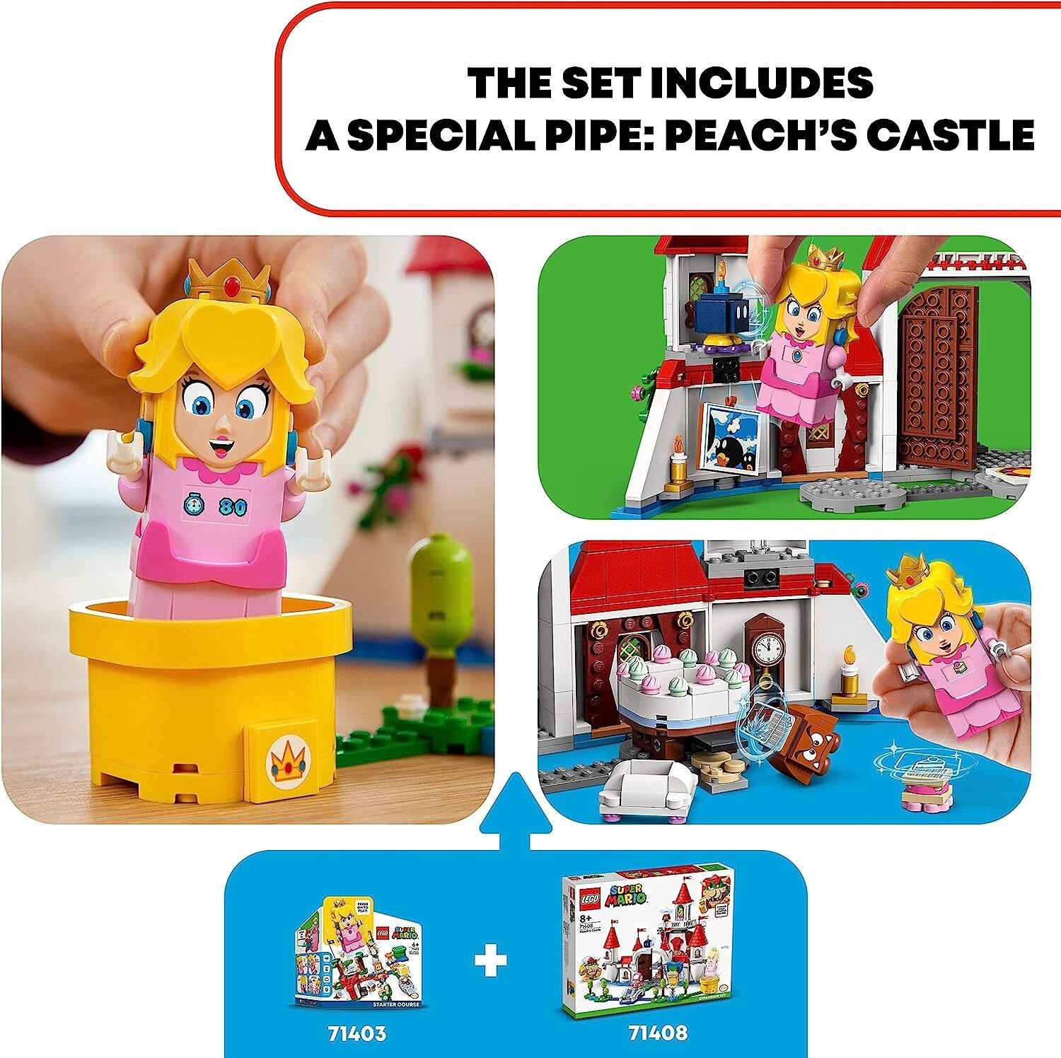LEGO Super Mario: Princess Peach's Castle (71408) for sale online | eBay