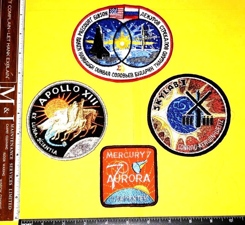 MINT Official NASA Mission Patch Collection of 4 Patches - # 1 | eBay