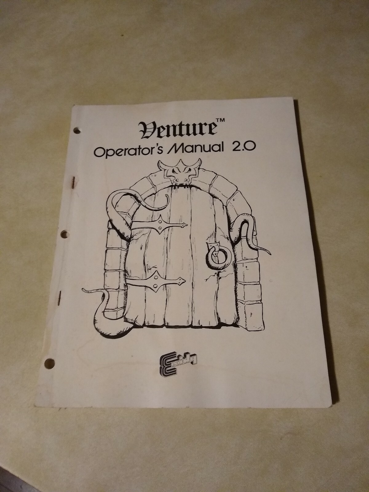 Exidy Venture Technical Manual 2.0 1981 Arcade Machine Manual | eBay