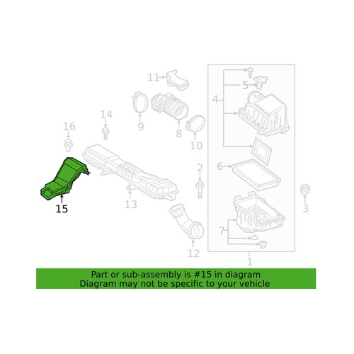 Genuine OEM Engine Air Intake Hose for Toyota Corolla 2019-2021 ...