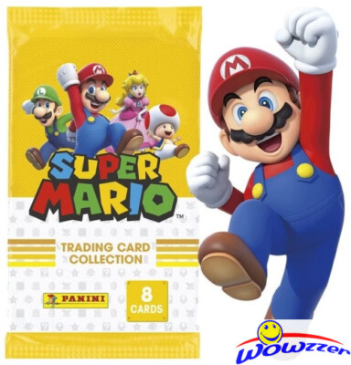 2022 Panini SUPER MARIO Factory Sealed TCG Foil Booster PACK with 8 ...