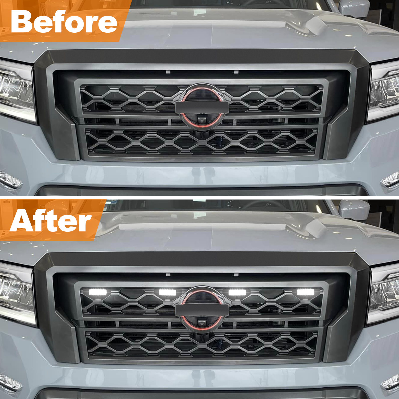 Led Grill Lights for 2022 2023 2024 Nissan Frontier Raptor Lights S SV ...