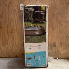 Summer Waves 16’ X42” Wicker Print Quick Set Ring Pool for sale online ...