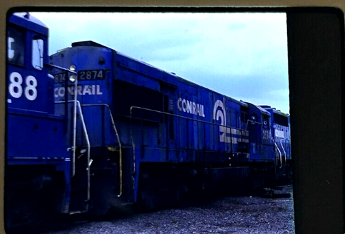 Conrail Locomotive #2874 near Springfield Massachusetts c.1980 35mm | eBay
