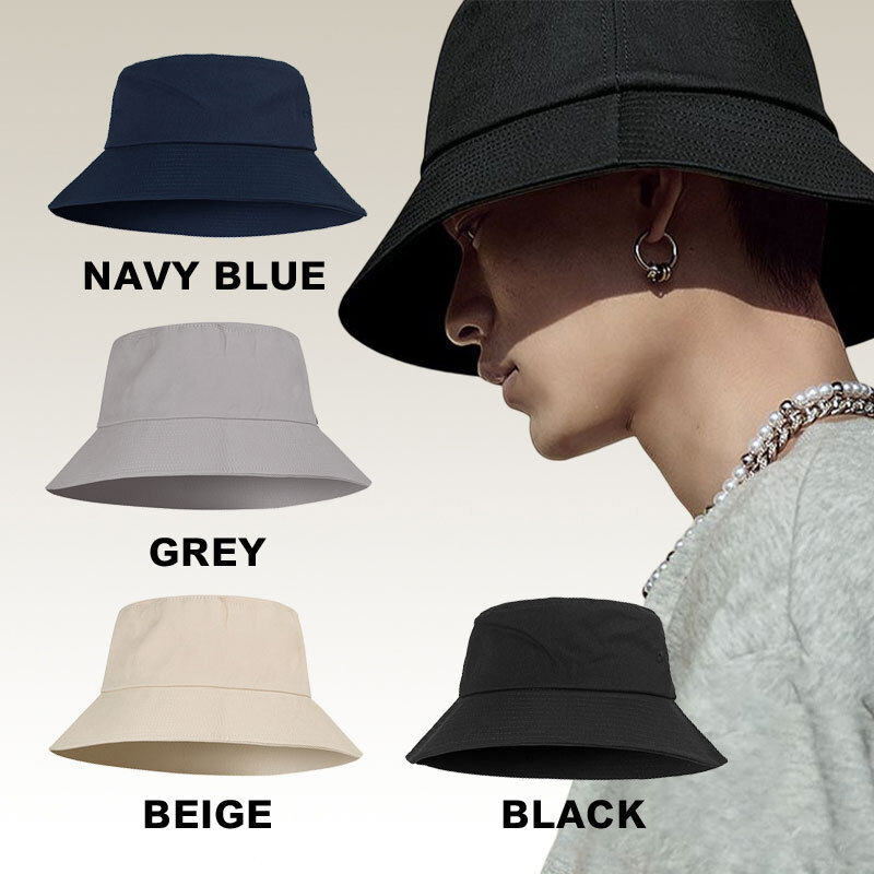 Unisex Fisherman Hat Oversize Bucket Hat for Big Large Head Travel Cap ...